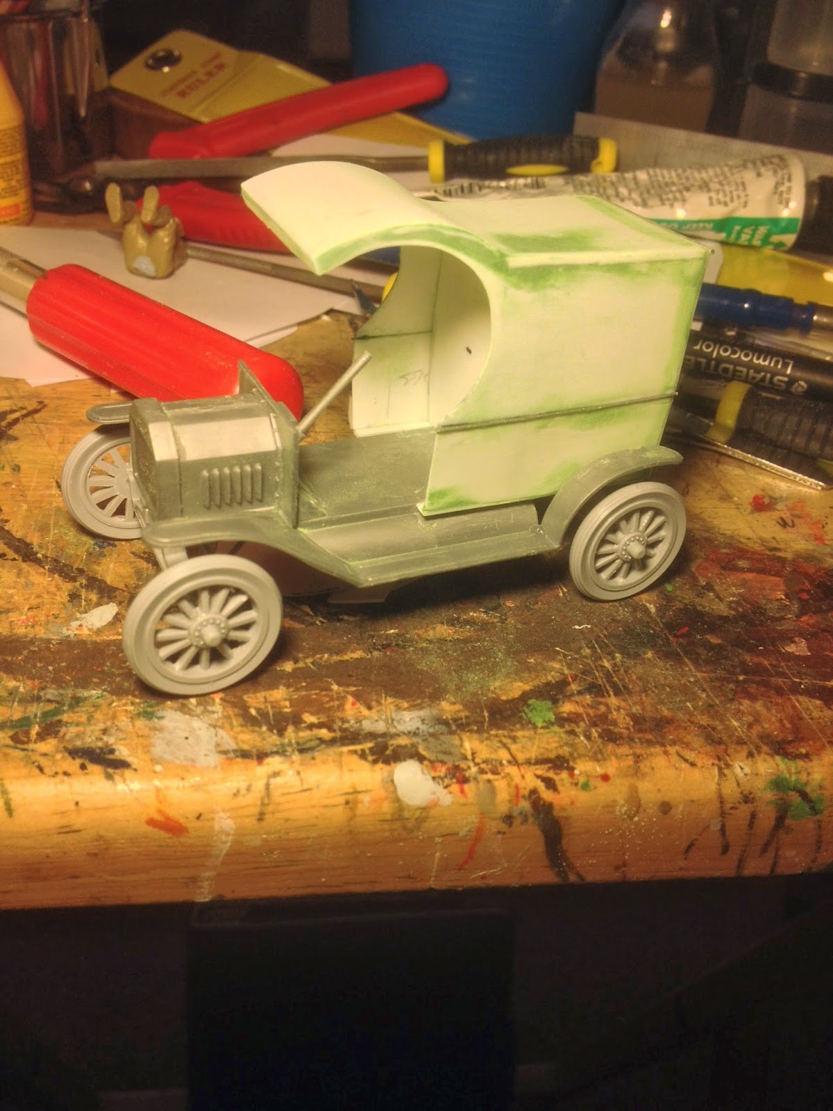 Scale Model Workbench: Ford model T conversion