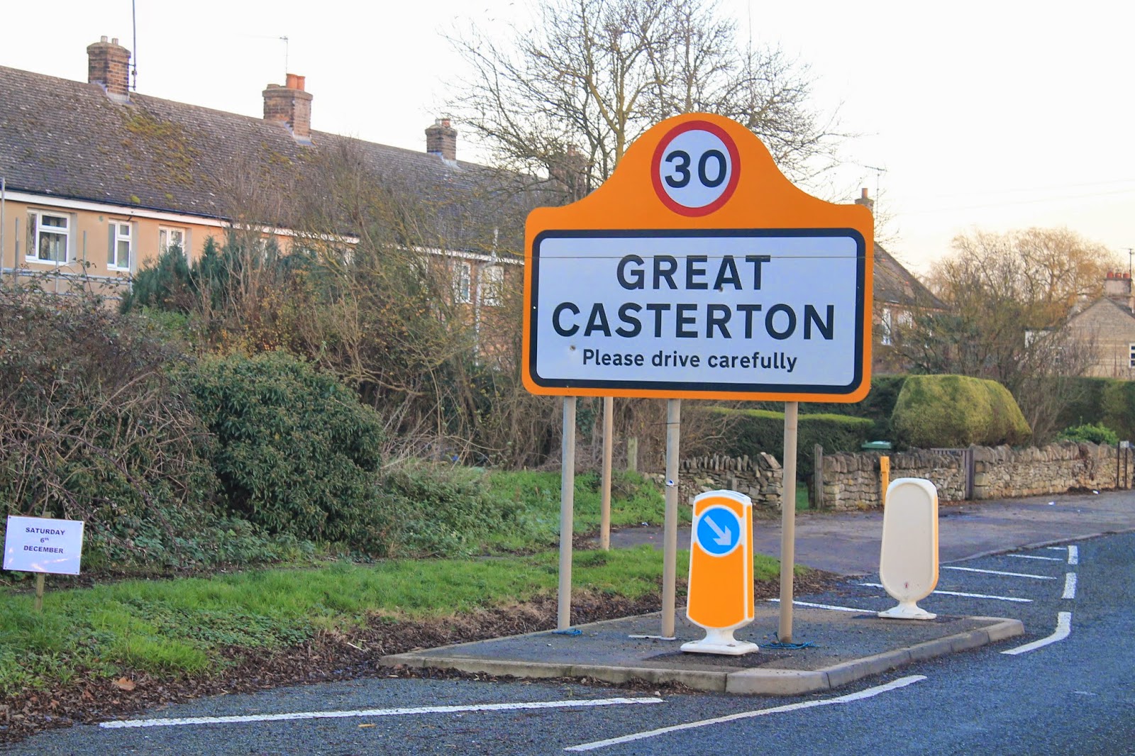 Walking the Chesters: Great Casterton - Christmas trees, lake towers ...