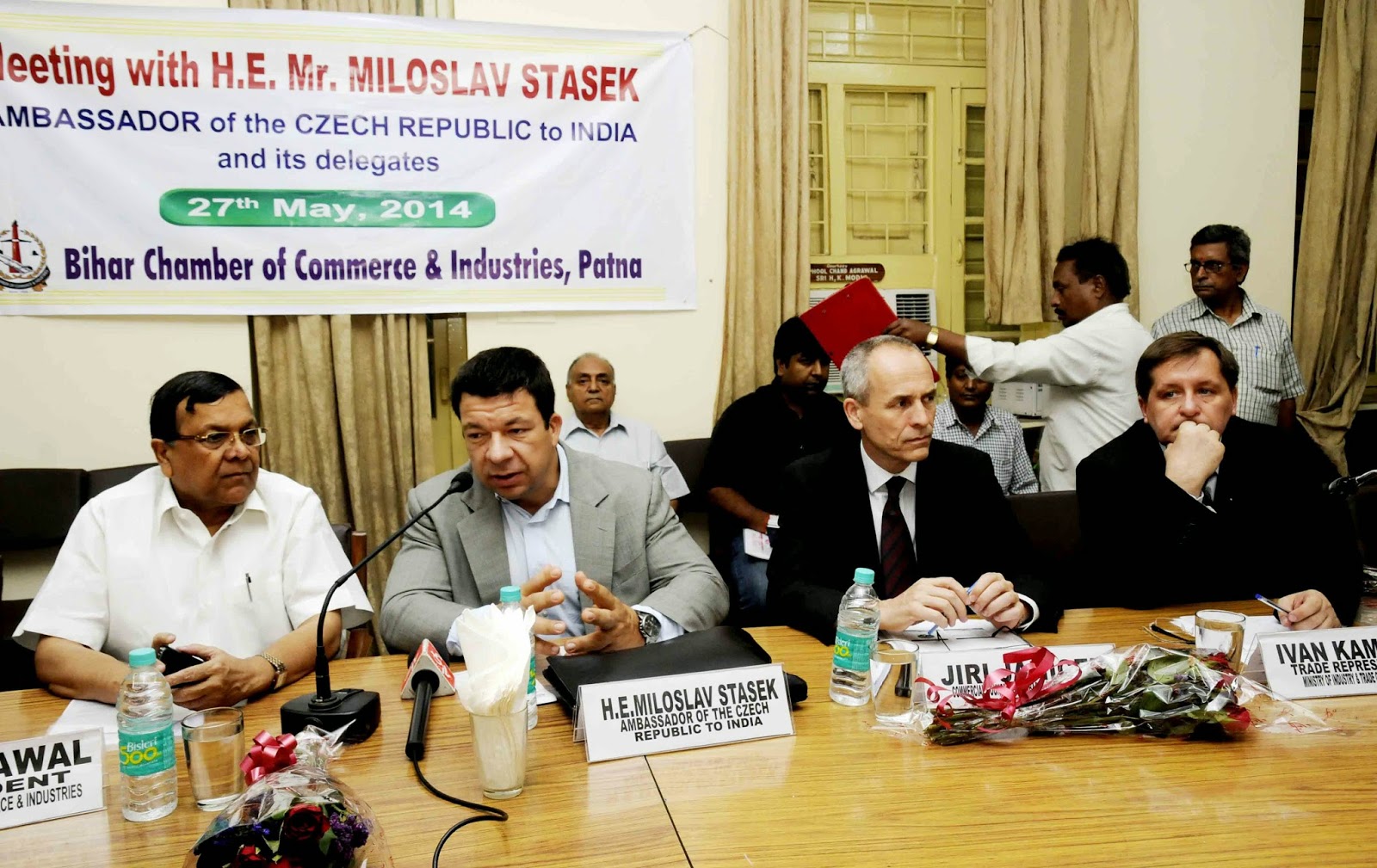 View Patna: Czech Republic Ambassador Miloslav Stasek in Patna