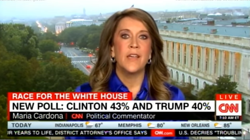 Ladies in Satin Blouses: Maria Cardona - blue satin blouse