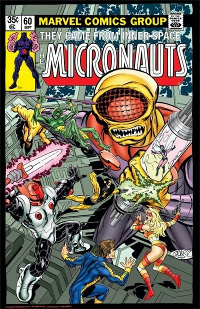 Marvel Comics of the 1980s: Micronauts #60 cover commission by John Byrne