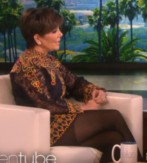Celebrity Legs and Feet in Tights: Kris Jenner`s Legs and Feet in Tights 5