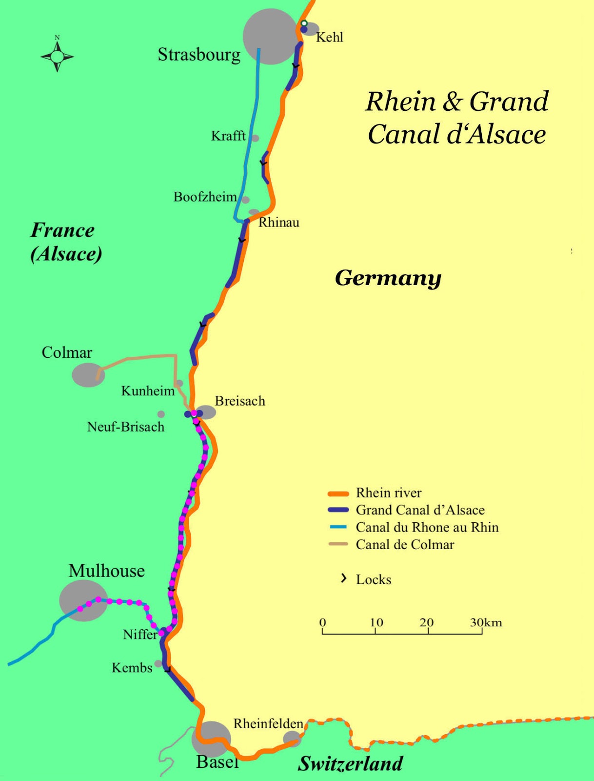 OnboardPlan B: Canal du Rhône au Rhin 13 – Grand Canal d'Alsace