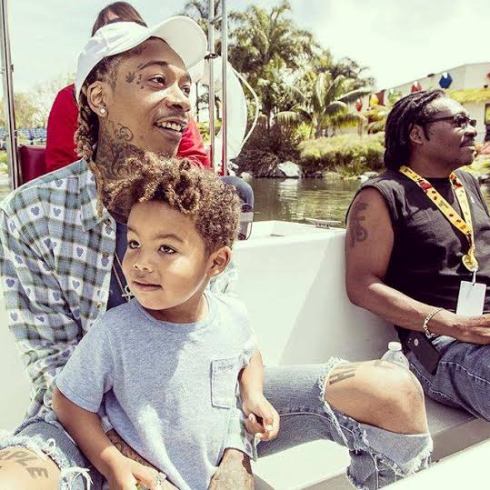 Adorable photos of Wiz Khalifa, his son and his father hanging out