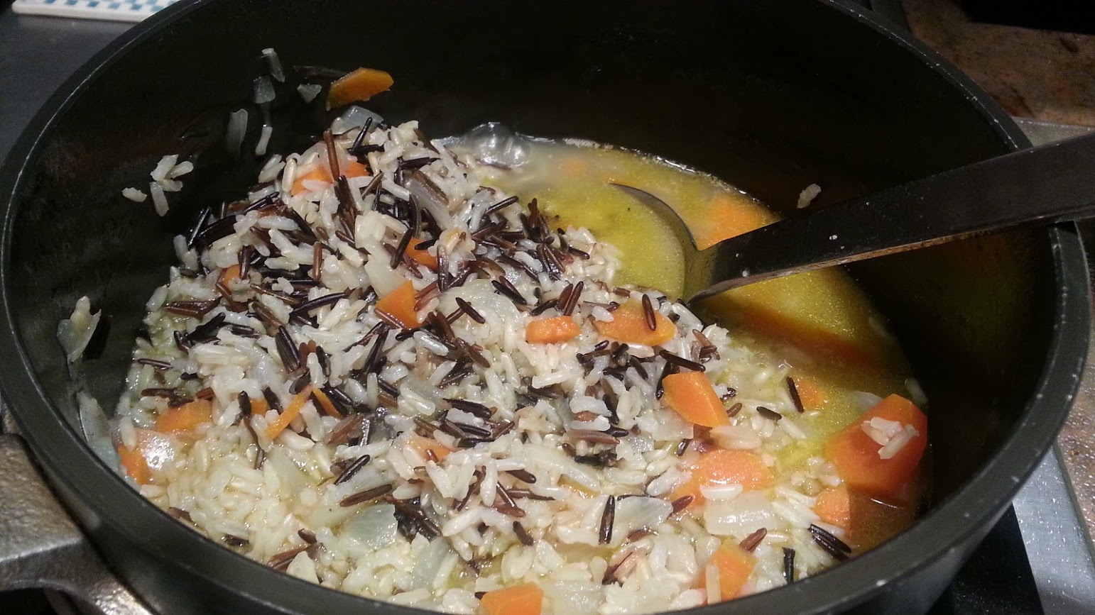 Bunny Trails: Day 135 Wild Rice and Brown Rice Pilaf