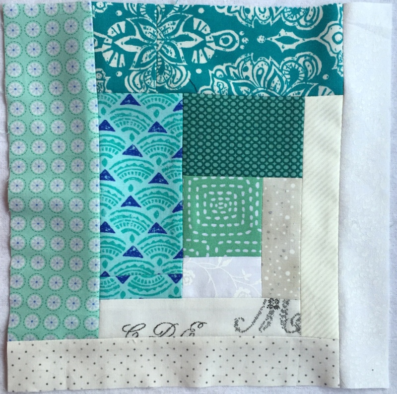 My Sew-Called Quilts: Offset Scrappy Log Cabin Quilt Block
