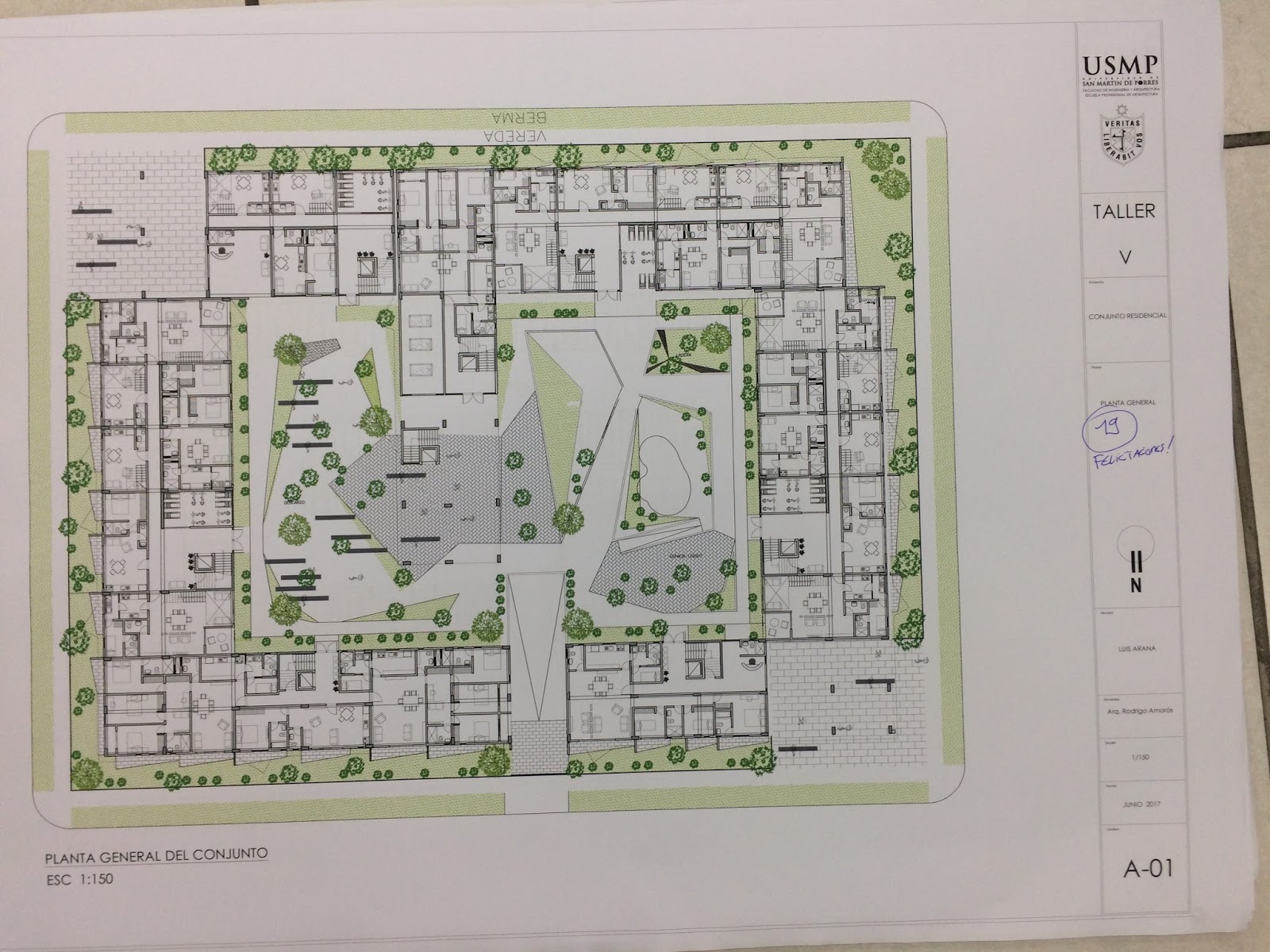 arq-concept: Conjunto Multifamiliar - Taller 5