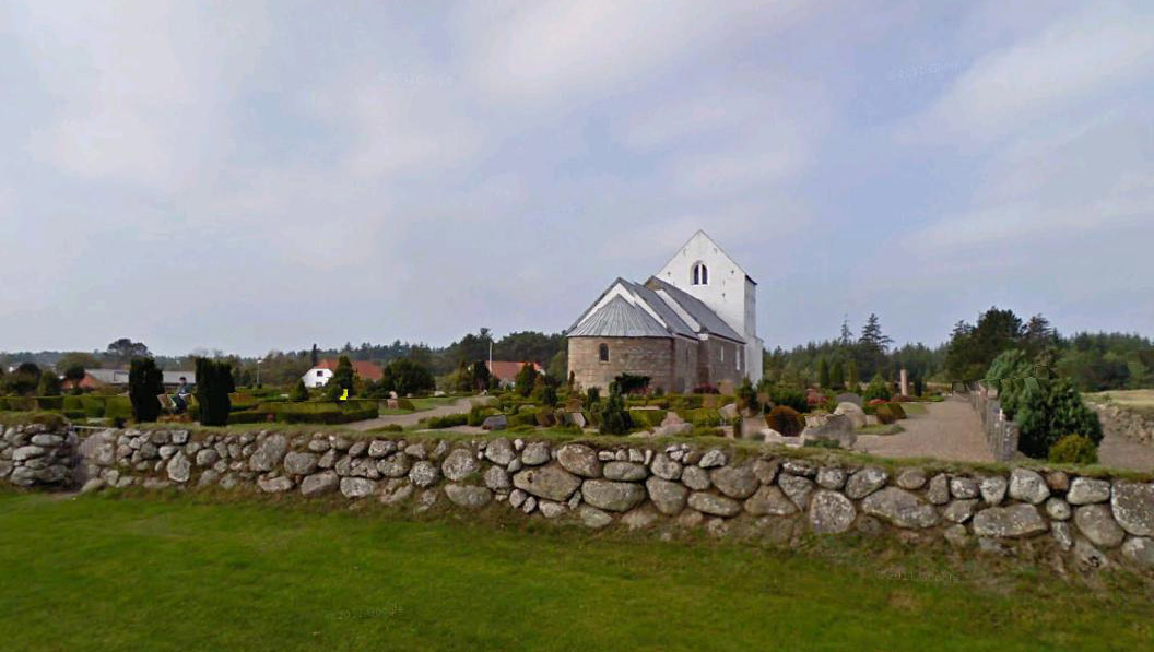 Church and Manor in Denmark: Hune church / Hune kirke, Hvetbo herred ...