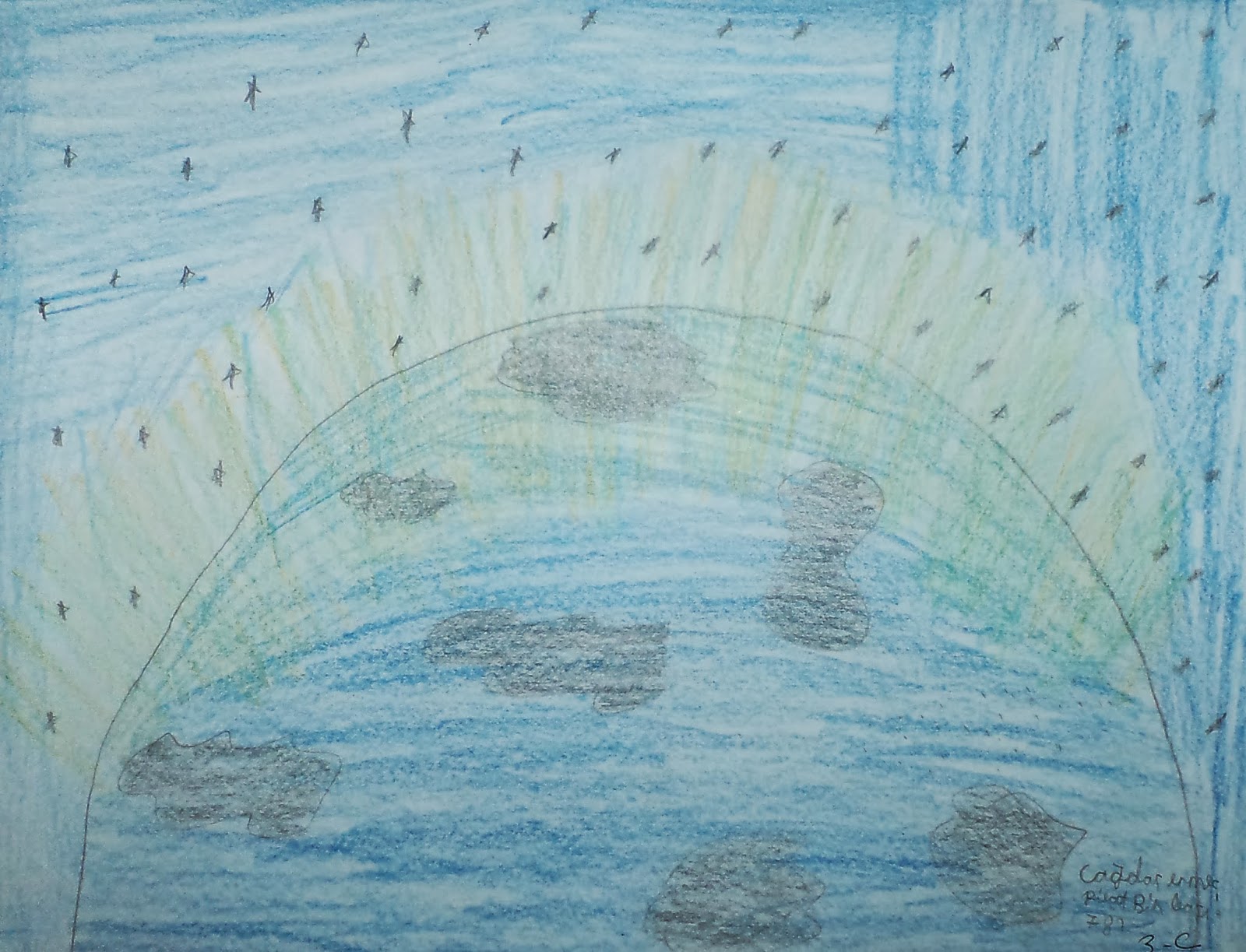 Dive in the Sky: Light Pollution Drawings - Turkey