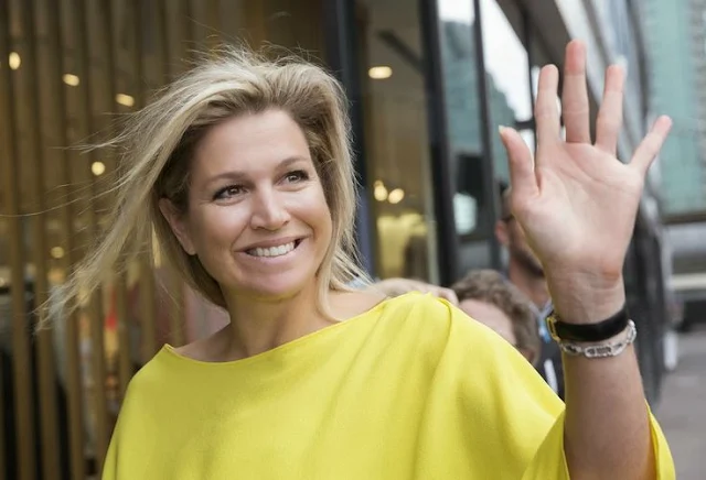 Queen Maxima Attends a Conference in Den Haag