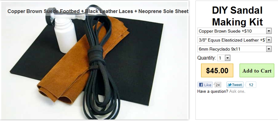 YOUR STYLE IS YOUR SIGNATURE: DIY Sandal Making Kit