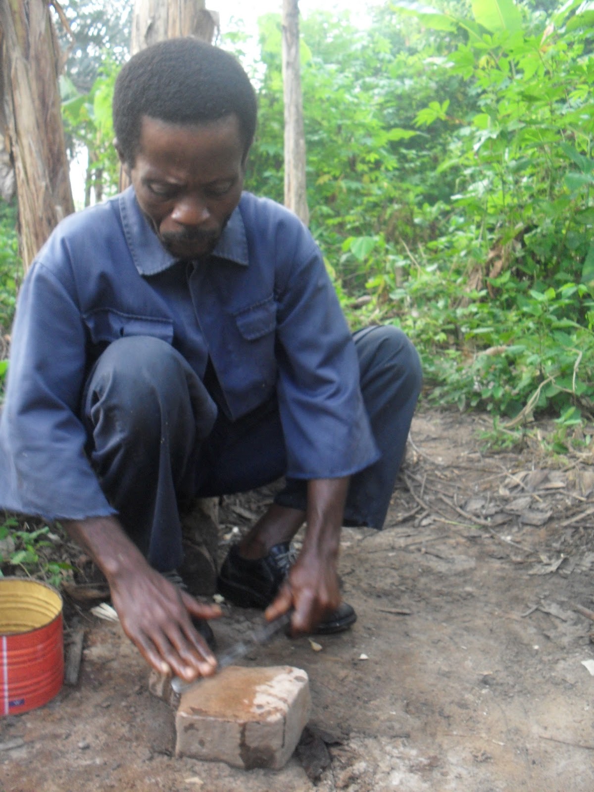 PALM WINE BREWERY AND LOCAL GIN DISTILLATION: PICTURES OF TAPPING PALM WINE