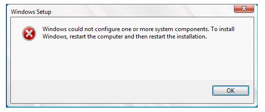 How to Fix "Windows could not configure one or more system components ...