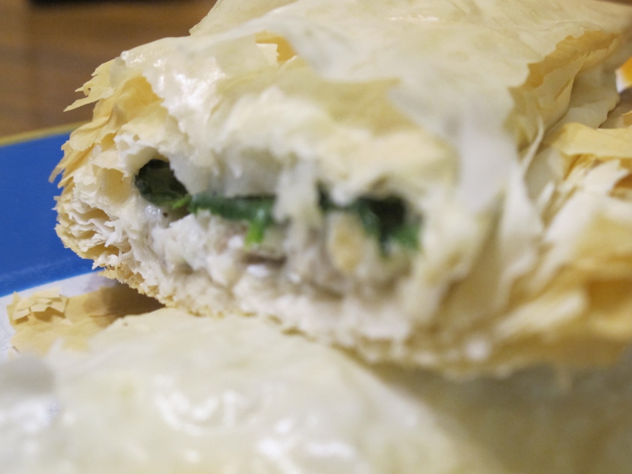 muppys: Filo Fish Parcels and Plum Charlottes