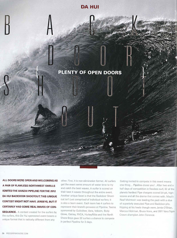 Quiksilver PR: Free Surf Magazine talks Reef, Kelly and VSTR