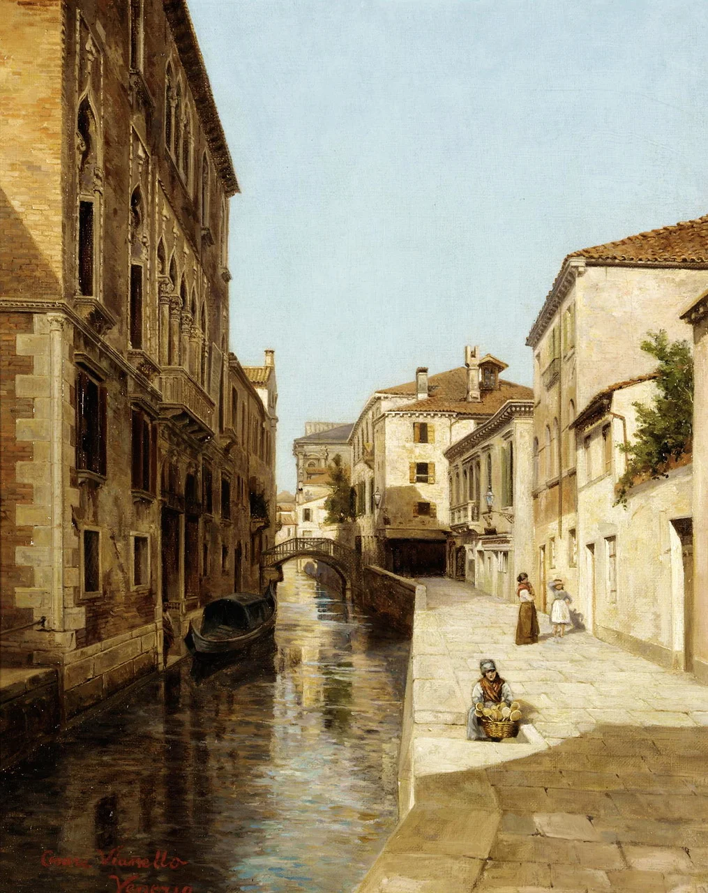 Antoine Bouvard | A Venetian Scene | Tutt'Art@ | Pittura * Scultura ...