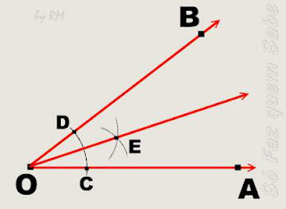 Bissetriz de um ângulo. Aprenda a traçar. - Só Faz Quem Sabe