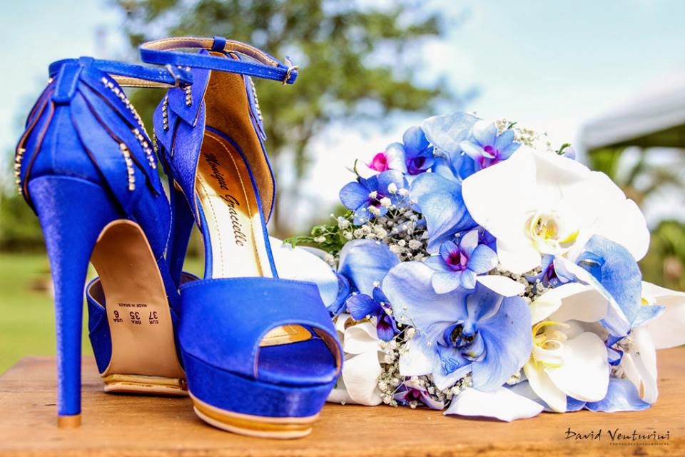 DecorArt!: Buquê de noiva Azul