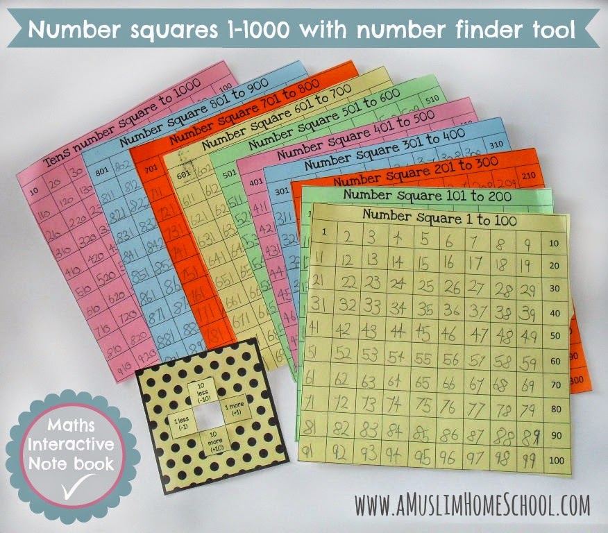 A Muslim Homeschool Number Squares 1 1000 With Less Than More Than A Muslim Homeschool Number Squares 1 1000 With Less Than More Than