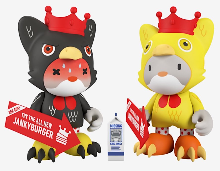 SuperPlastic KING JANKY "GENERAL JANKY'S HOT 'N SWEATY WINGS" Edition ...