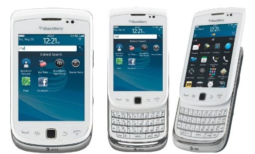 BlackBerry Torch 4G 9810 Phone, White (AT&T) latest prices, Specifications