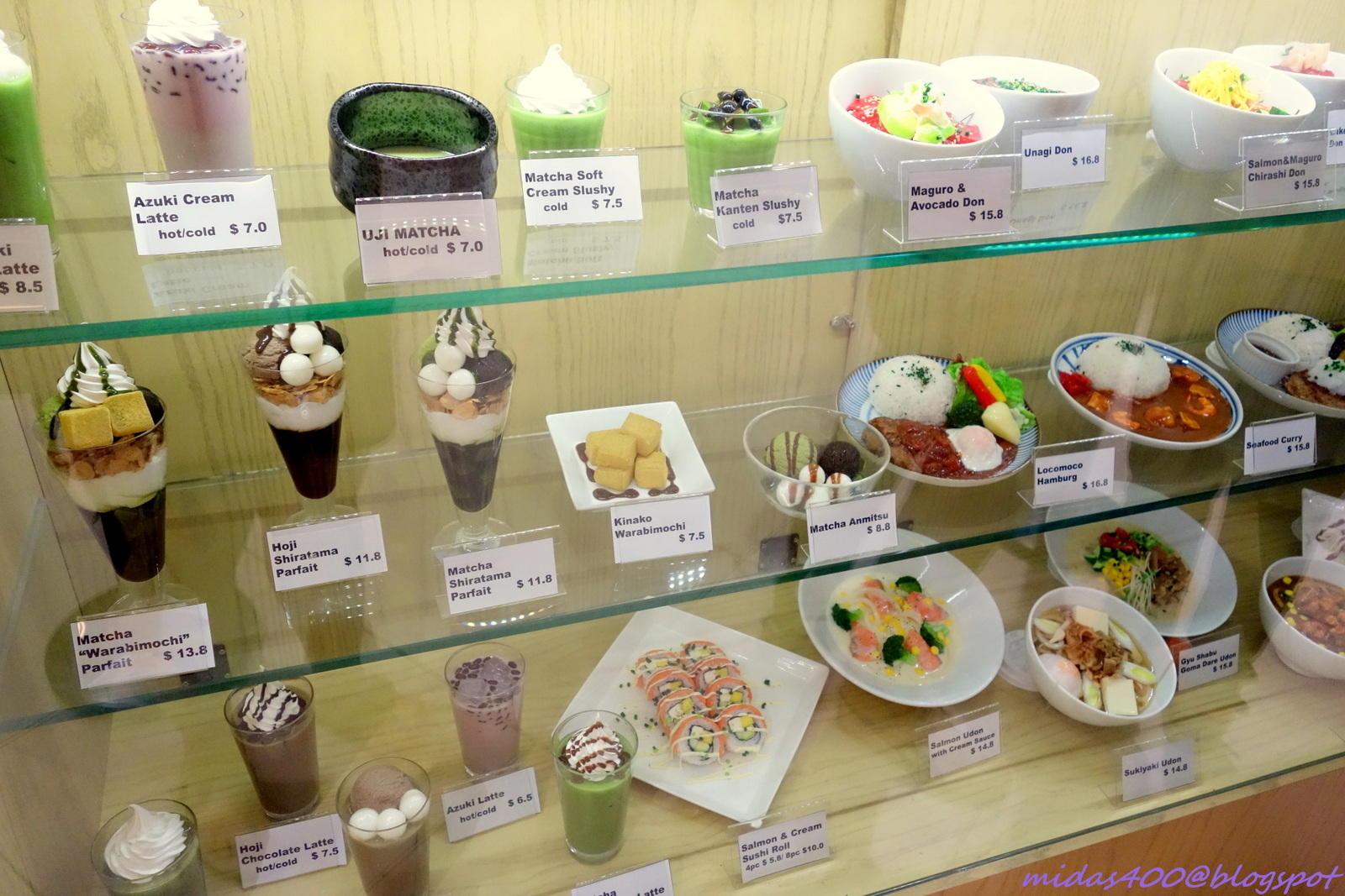 Midas Food n Travel Blog: New Menu at Nana's Green Tea
