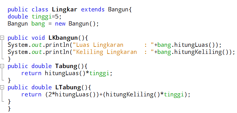 Pengertian & contoh program sederhana Inheritance, Keyword Super, Final ...