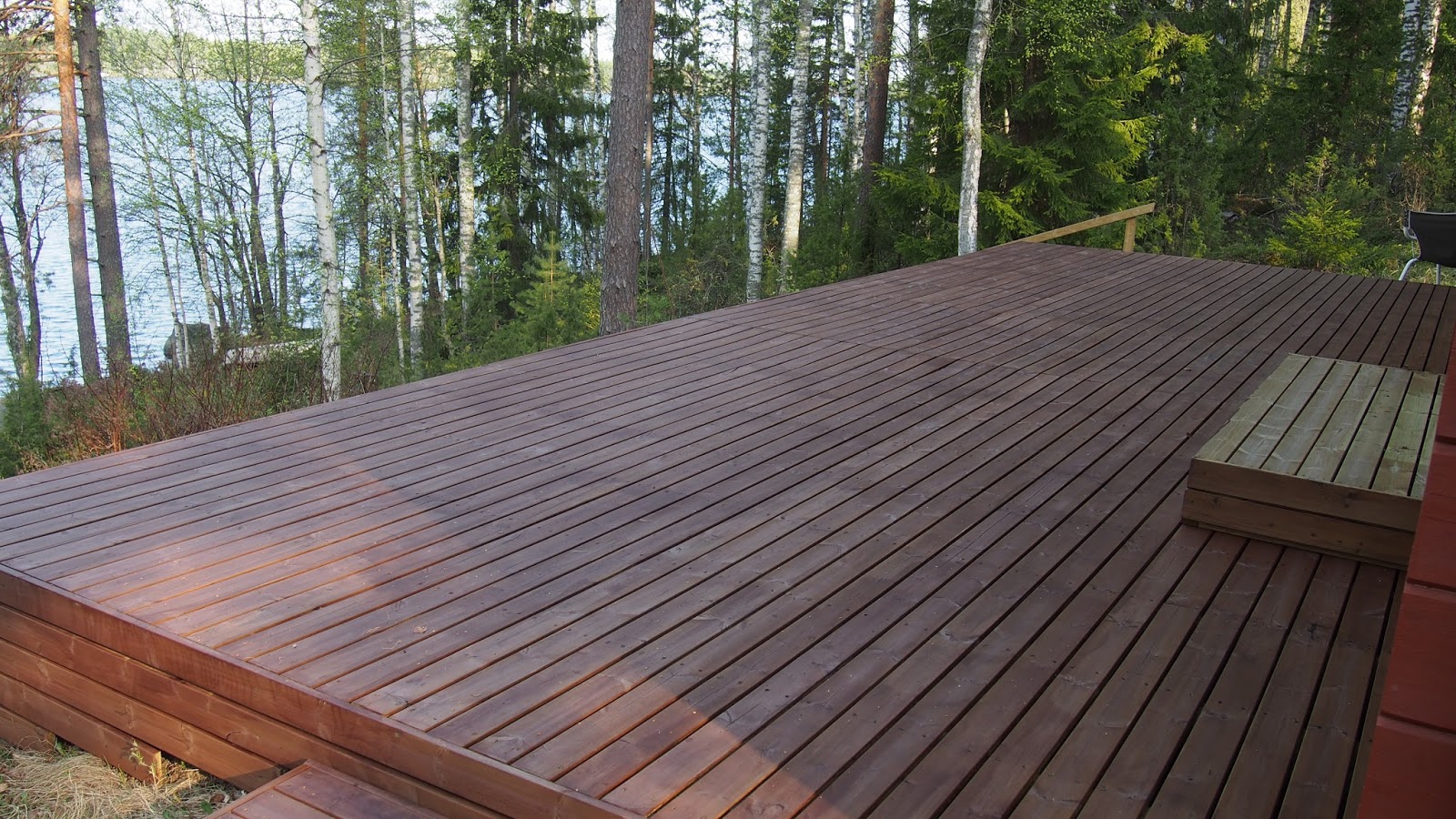 Puutarhamatkani: Terassin kaide, ja uusi projekti