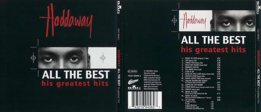 Recuerdos musicales de los 80s - 90s y mas: Haddaway All The Best His ...
