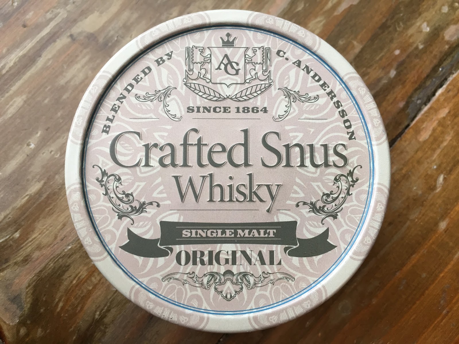 Crafted Snus: Whisky (Old Reviews). 30 October 2015.