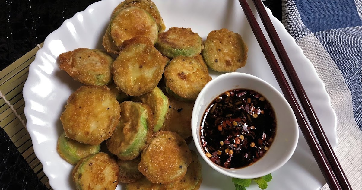 Bethica's Kitchen Flavours: Hobak Jeon (Zucchini Fritters - Korean Style)