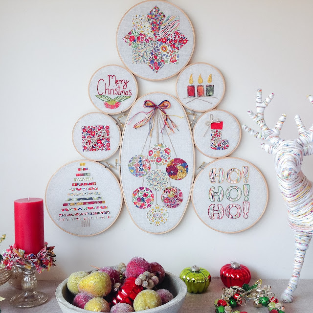 Rhapsody and Thread: My Liberty Christmas Hoop Tree || To Be Included ...