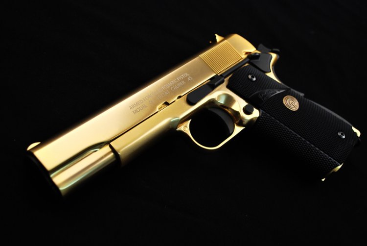 @irsoftgun Collection: GBB SG FN 1911 Gold