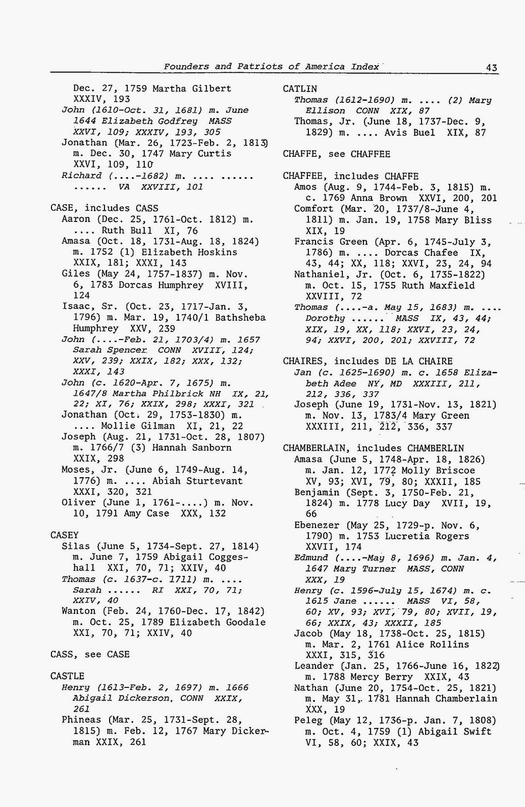 Cass Ancestry: May 2011