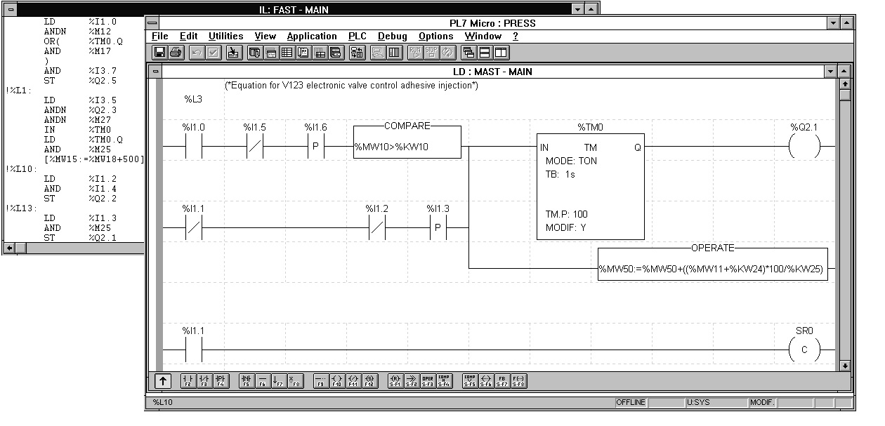 Programmable Logical Controller: PLC