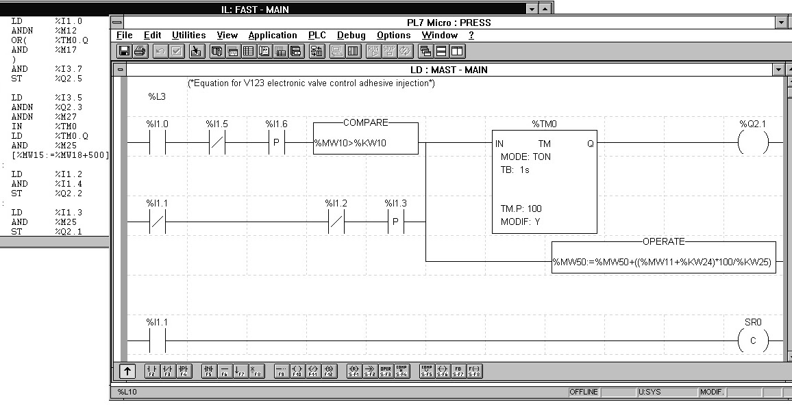Programmable Logical Controller: PLC