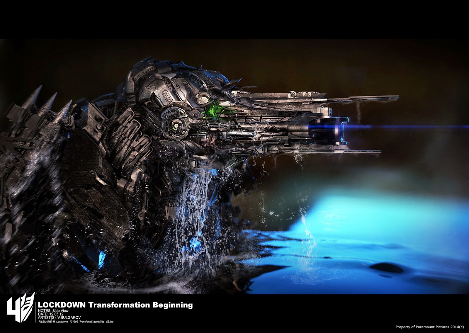 TRANSFORMERS 4: Age Of Extinction Lockdown's Weapon | Computer Graphics ...