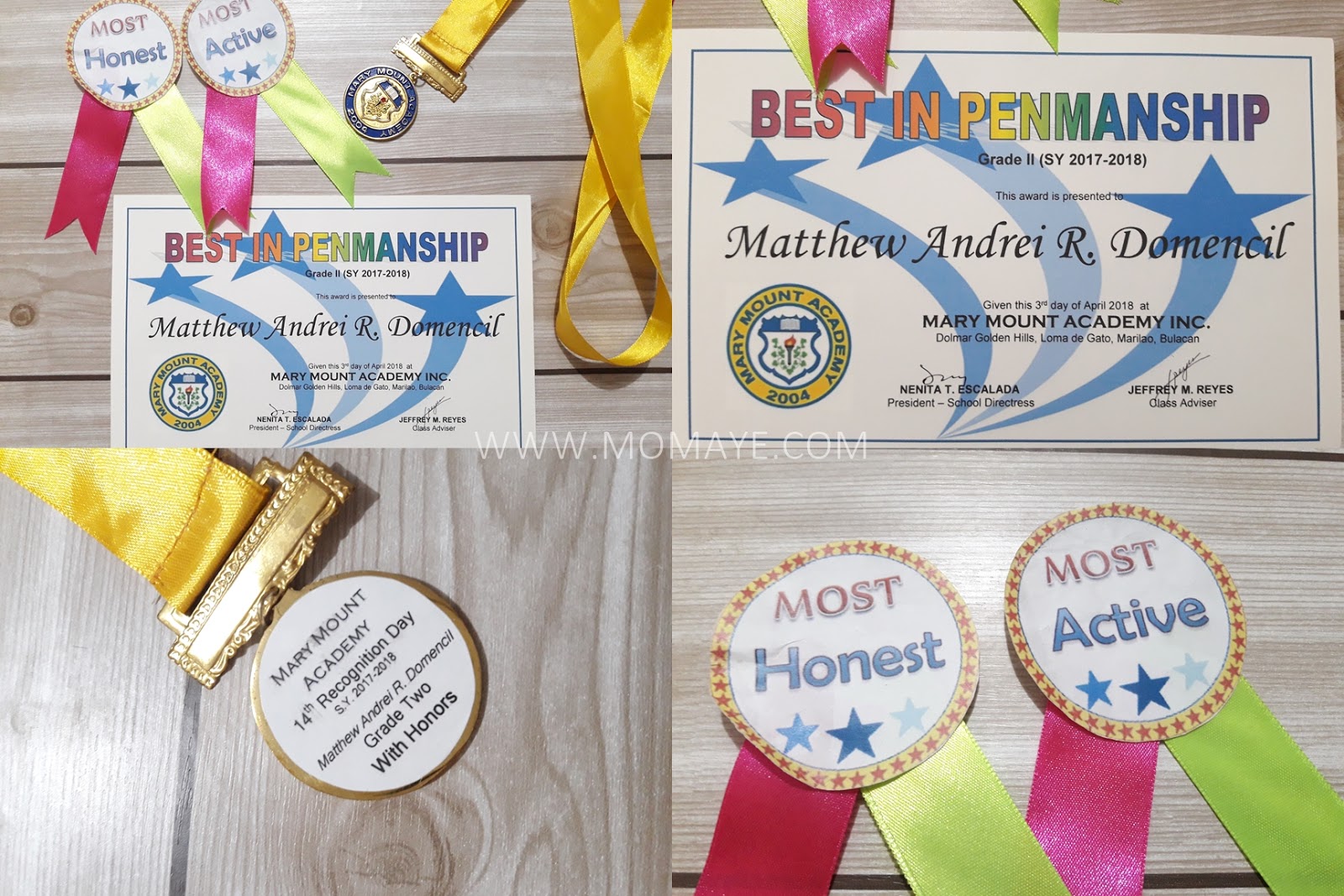 Matthew Andrei's Recognition Day 2018