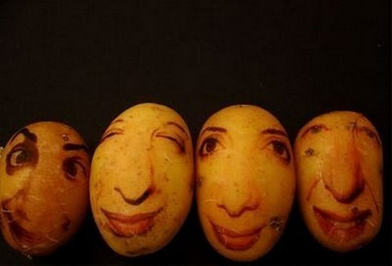 Potato Faces – Literally ~ Hampix