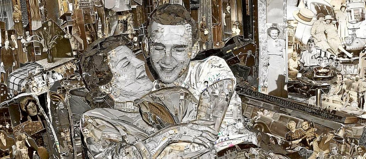 Simply Creative: Shredded Postcard Collages by Vik Muniz