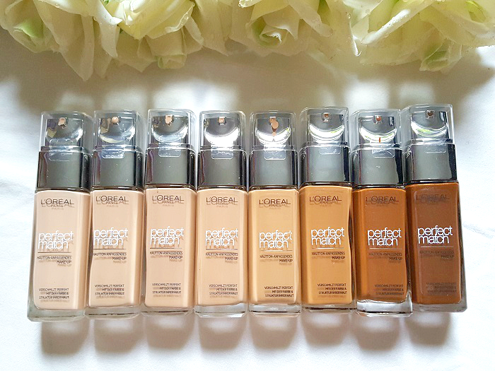 L´Oréal Paris - Perfect Match Foundation - Swatches & Review 29 Nuancen ...