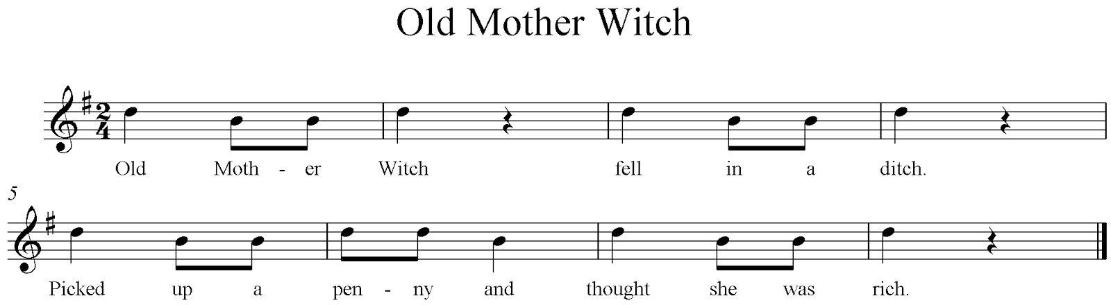 Witch Witch - Music a la Abbott - Amy Abbott - Kodály Inspired Blog and ...