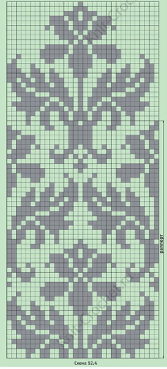 Irina: Fantastic jacquard knitting! Patterns.