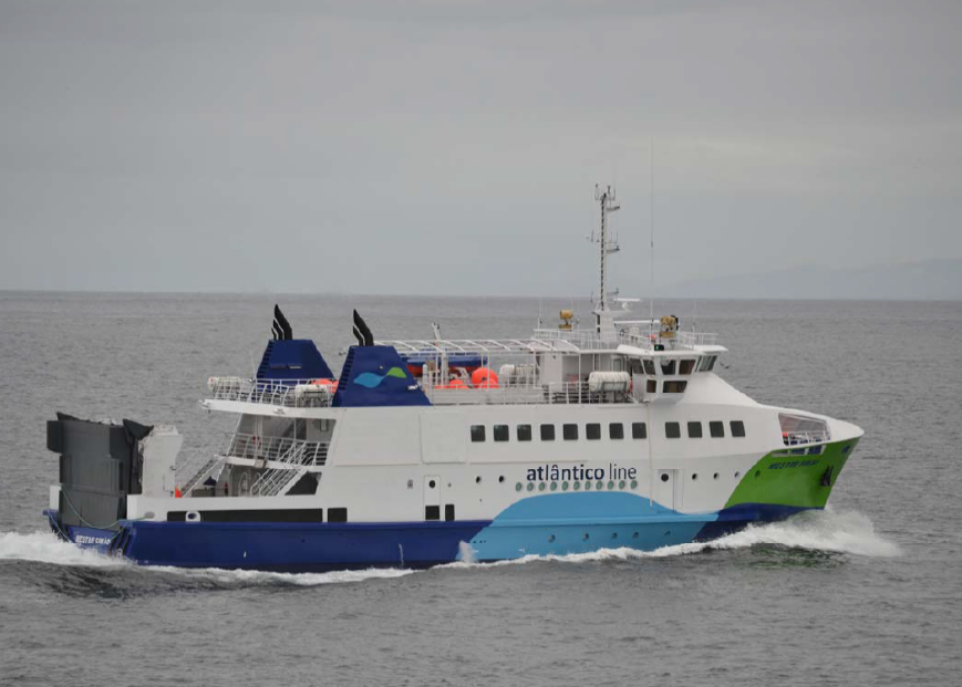 O Porto da Graciosa: Fotos do novo ferry da Atlânticoline "Mestre Simão"