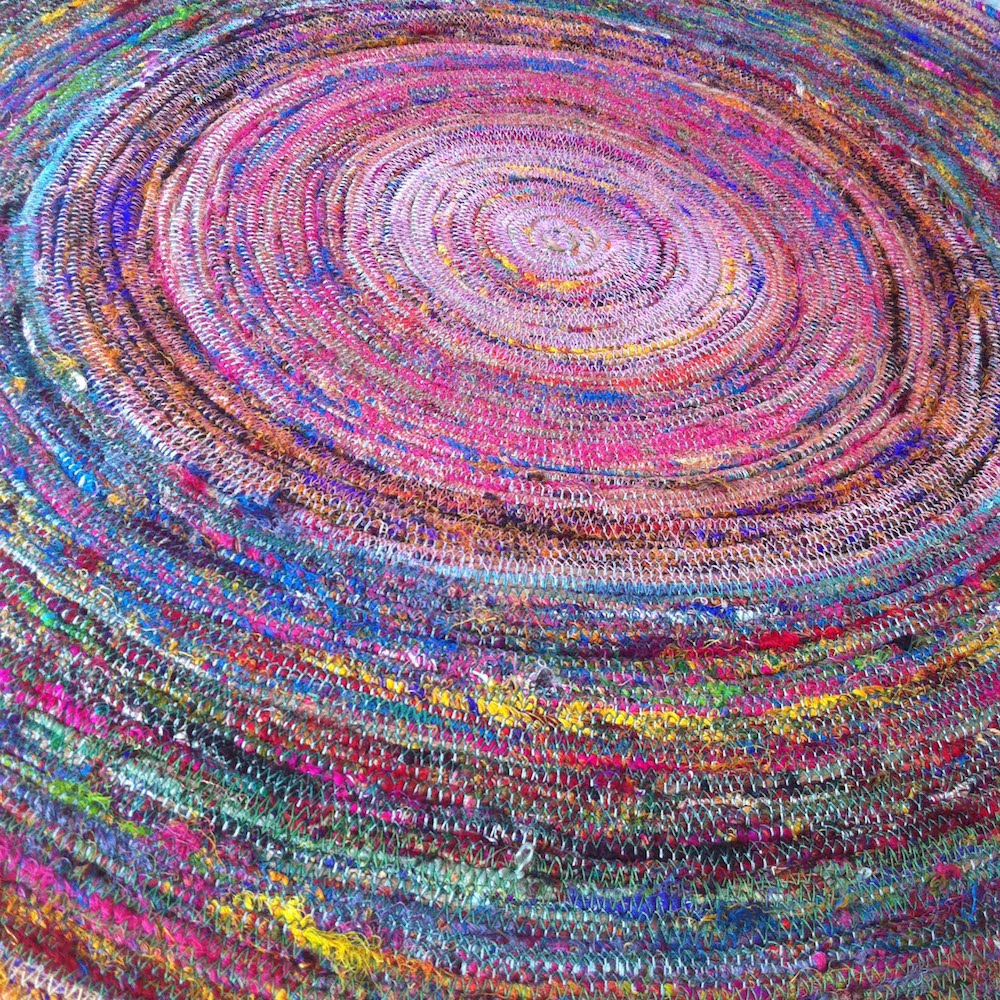 Vira Higgins: Original Handmade Spiral Coil Floor Mats