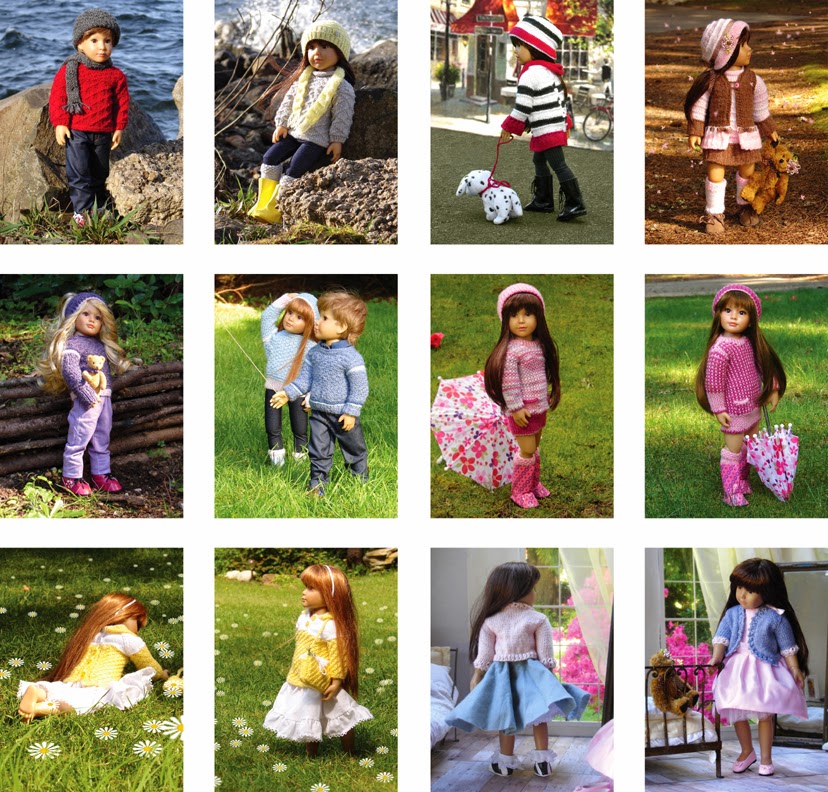 Debonair Designs for 18" American Girl Dolls Slim Happy Gotz Kidz ...
