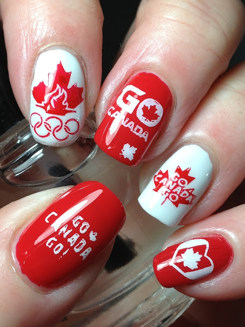 Canadian Nail Fanatic: Go! Canada! Go!