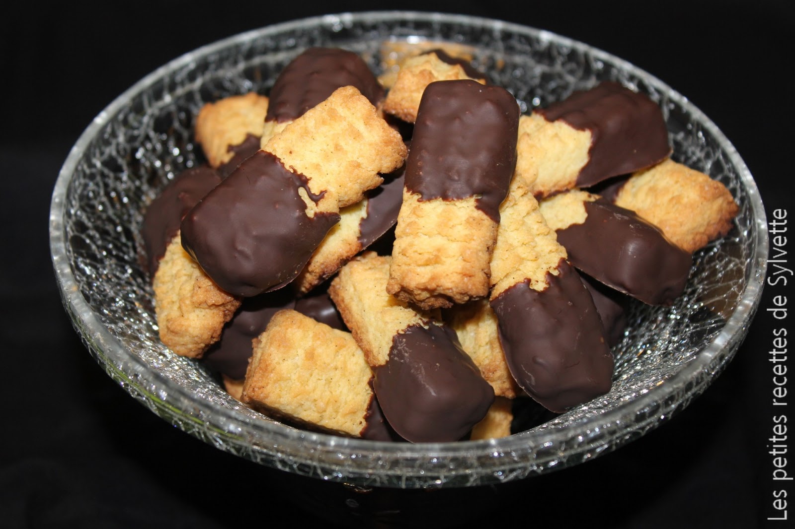 Les petites recettes de Sylvette !: Biscuits vanille chocolat