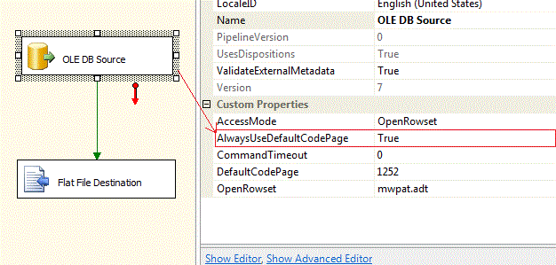 SQL Server: Import Data from Sybase Advatage (adt Files) using SSIS : Connect SQL