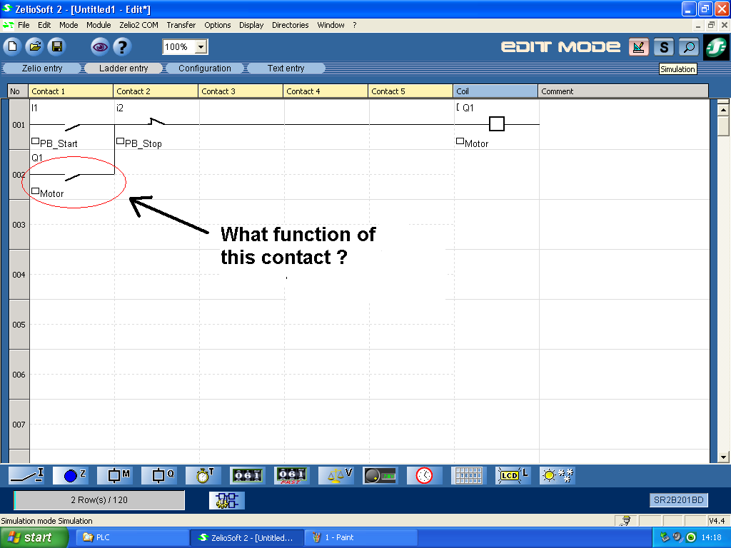 Automation Engineering: Start-Stop motor with 2 Push Button